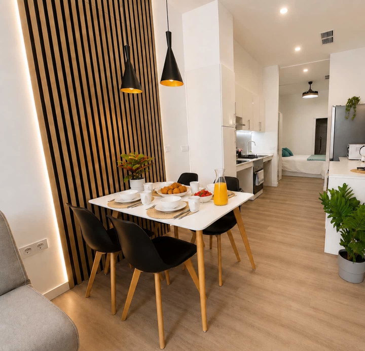 New Cozy 1br Apt In Patraix | Metro, Wifi & Ac - La Torre