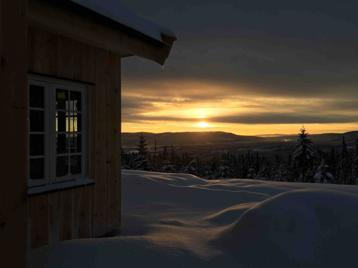 Newer Cabin With Great Views In Birkebeineriket - Norway