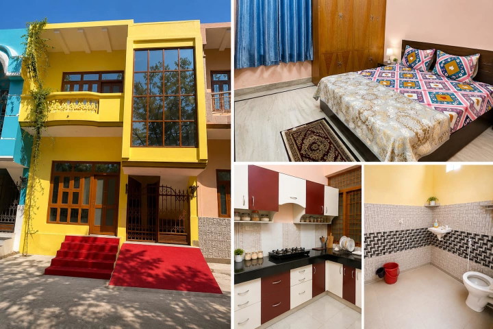Krishna Stay | 2 Ac Room/kitchen /Parking /Wi-fi - Mathura