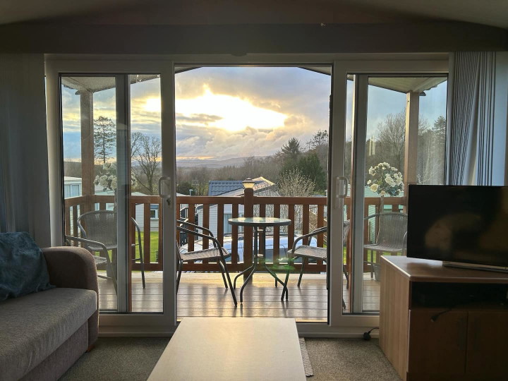 Skyview Cabin - Cosy, Pet Friendly With Fireplace - Castle Douglas