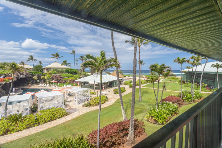 Oceanview Lanai. Beachfront Resort. Ac. King Bed - Kauai, HI