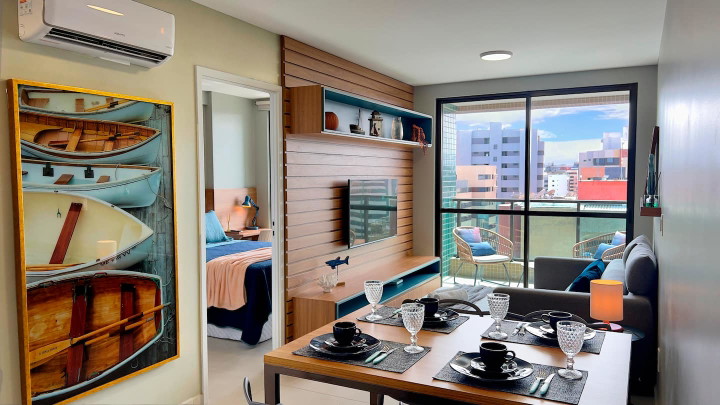 Smart Stay 1003 | Pool | Gym | Air In The Living Room - Maceió