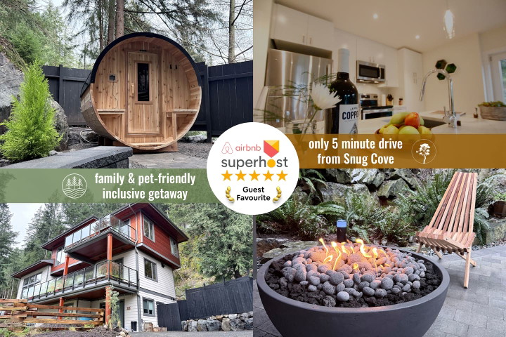 Private Bowen Island Sauna & Wellness Spa Retreat - Bowen Island