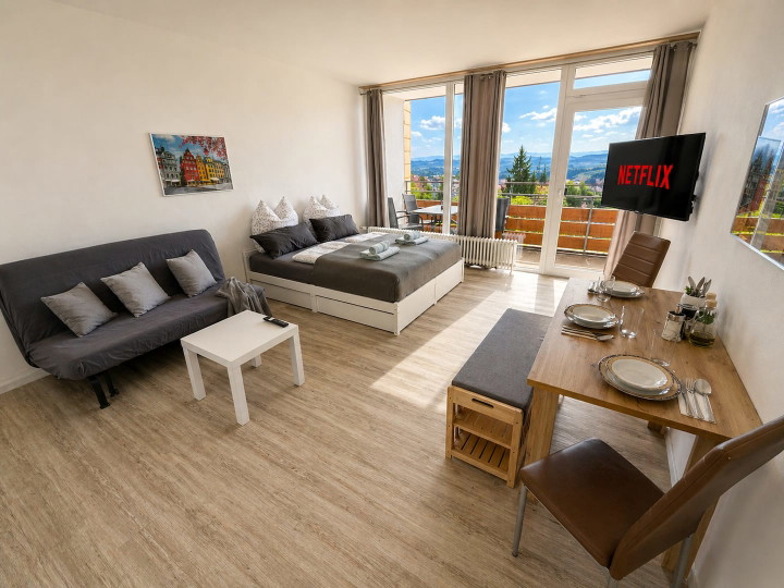 Cozy Studio Bavaria Apartment +Netflix+pool+sauna - Freyung
