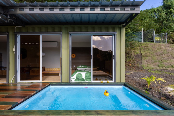 Green Moon Forest Container W/ Pool & Stargazing - Porto Rico