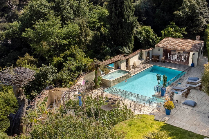 Luxury 8-bed Villa In Nice Huge Estate Pool & Spa - Nice