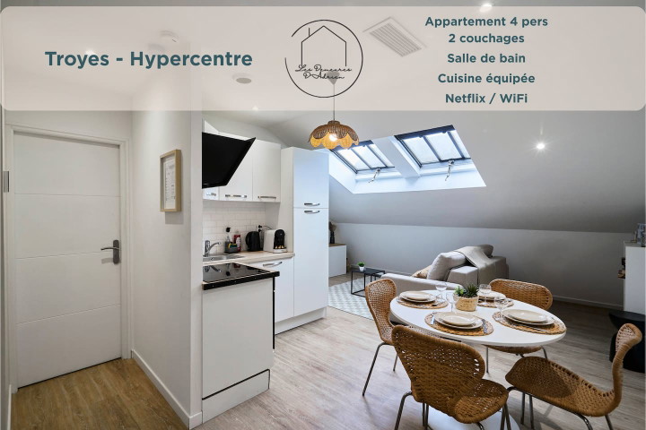 Le Champenois  Cozy Attic Retreat - Troyes