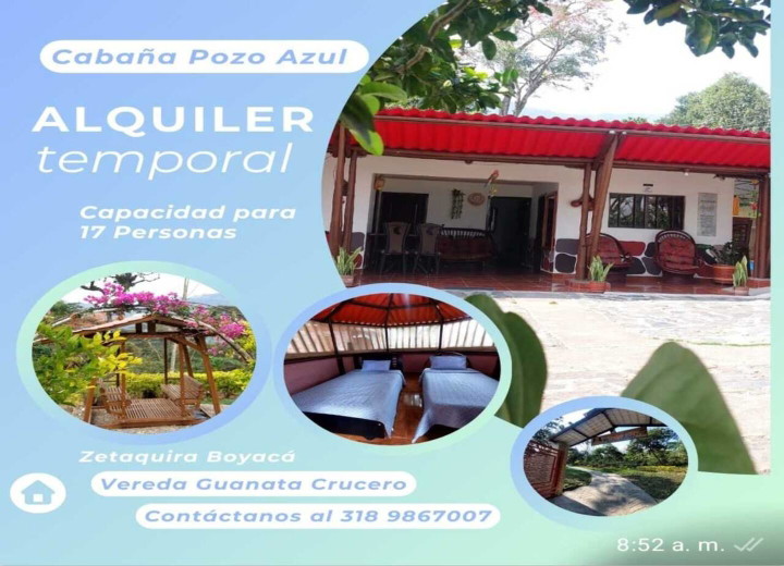 Cabaña Familiar Pozo Azul Zetaquira - Miraflores