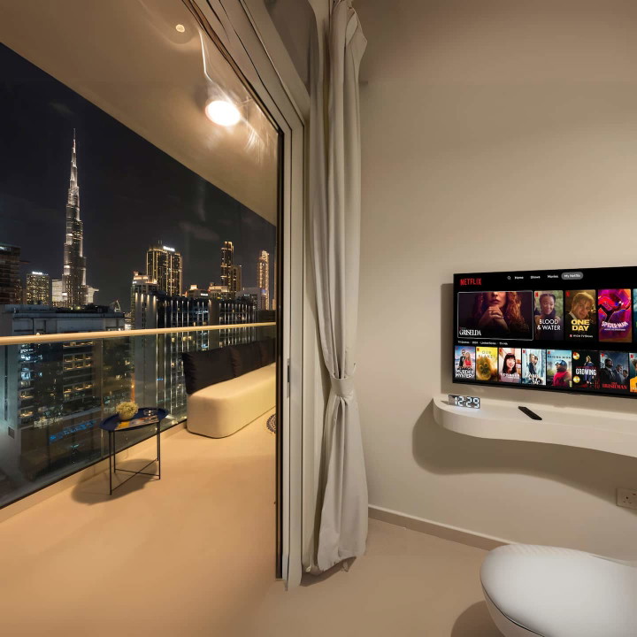 Full Burj Khalifa View, Balcony, 5 Min Dubai Mall - Dubaj