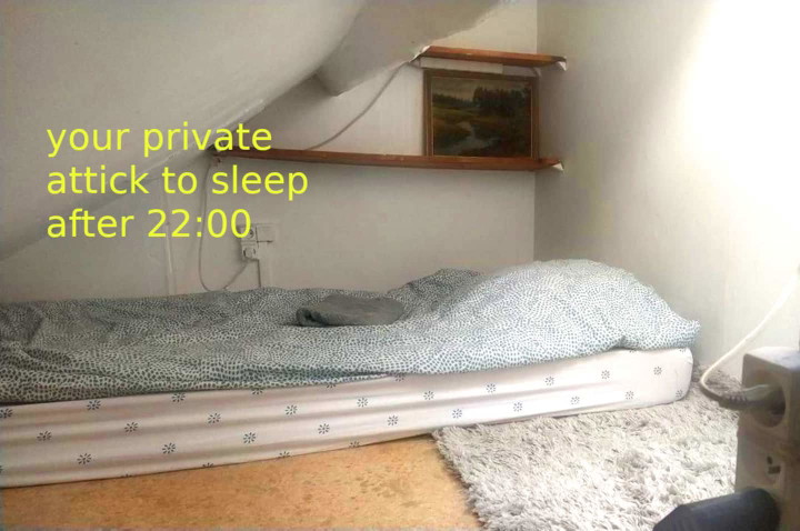 Tiny Attic Near Notre Dame, Access After 22:00 - Paris