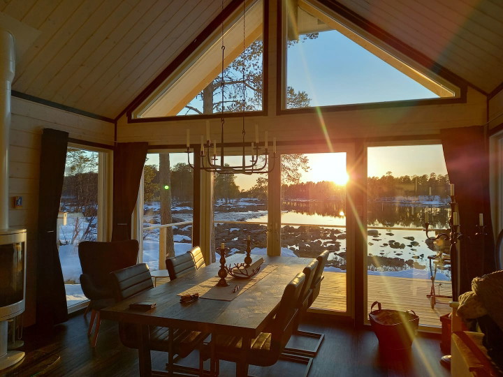 Modern Cabin By The Water - Arjeplog
