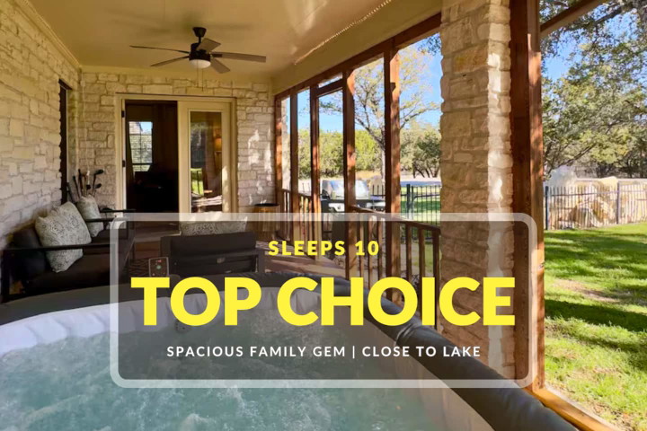 Spacious Family Gem, Close To Lake, Hot Tub - Lake Travis, TX