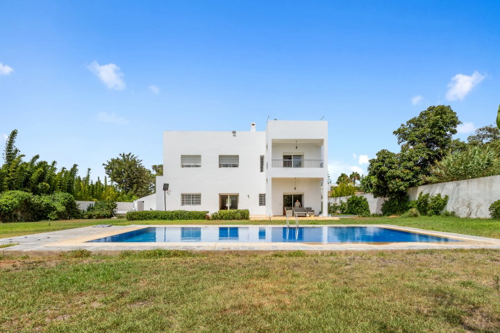 Maison Blanche Avec Piscine à 6 Min Plage Harhoura - Rabat