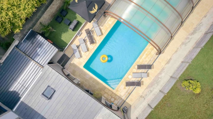 Villa Des Halles  Cozy House With Pool - Brittany