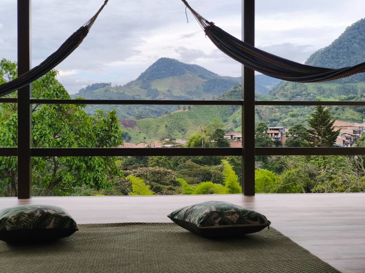 Vista Al Pueblo Y Parqueadero Privado - Andes