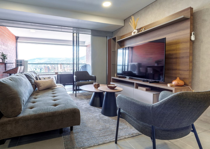Appartement Avec Vue Sur La Ville, Salle De Sport Et Barbecue - Itagüí