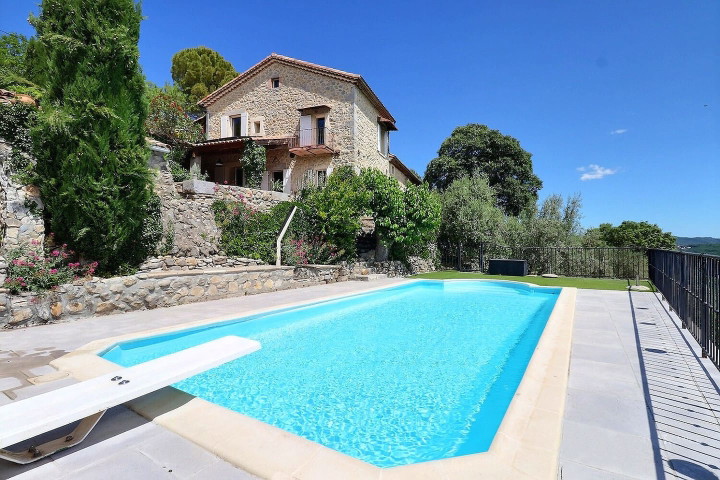 Domaine Avec Piscine Et Vue Exceptionnelle - Ruoms