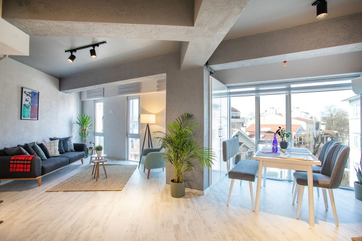 New! Luxury Loft Flat 5 Mins Away By The Sea - İstanbul