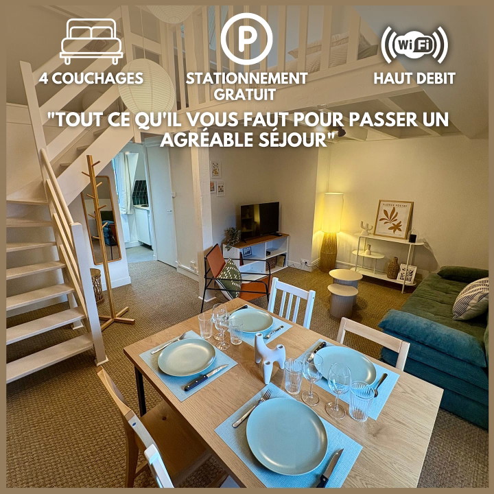 Logement De Charme 4 Pers Stationnement Gratuit - Arras