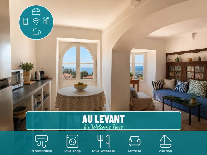 Au Levant, Maison De Village De Charme, Vue Mer - Bormes-les-Mimosas
