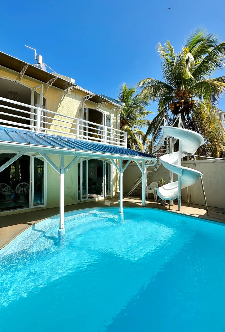 Villa Paisible Avec Piscine Et Toboggans Privée - Mauritius