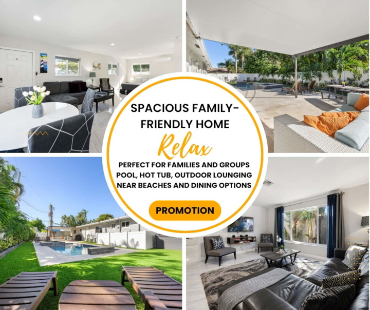 Fifa26 Promo Family Retreat Sleeps 12 Pets Ok Pool - Deerfield Beach, FL