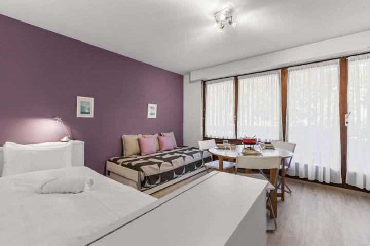 Crans-montana  Studio 3 Pers  Balcon  Bus - Crans-Montana