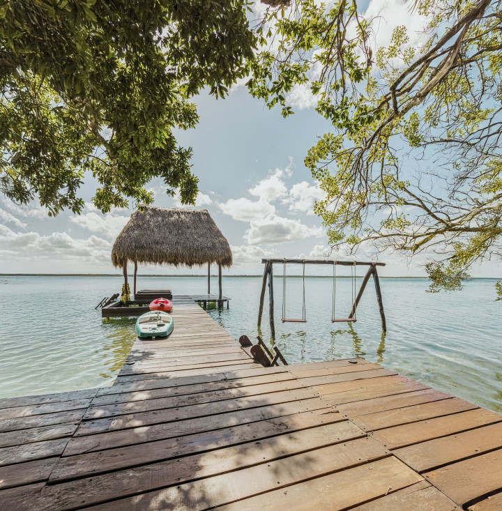 Casa Lole · In Front Of The Lagoon · Private Pier - Bacalar