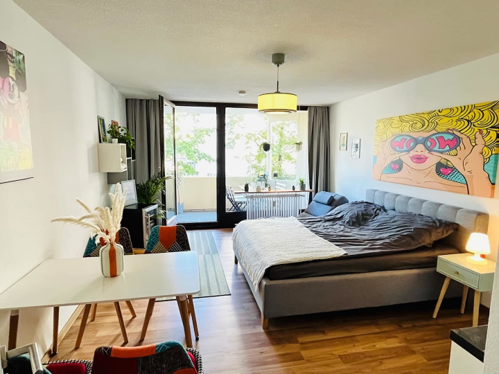Wine Bar Balcony Double Bed Loft Bed Main Station - Fribourg-en-Brisgau