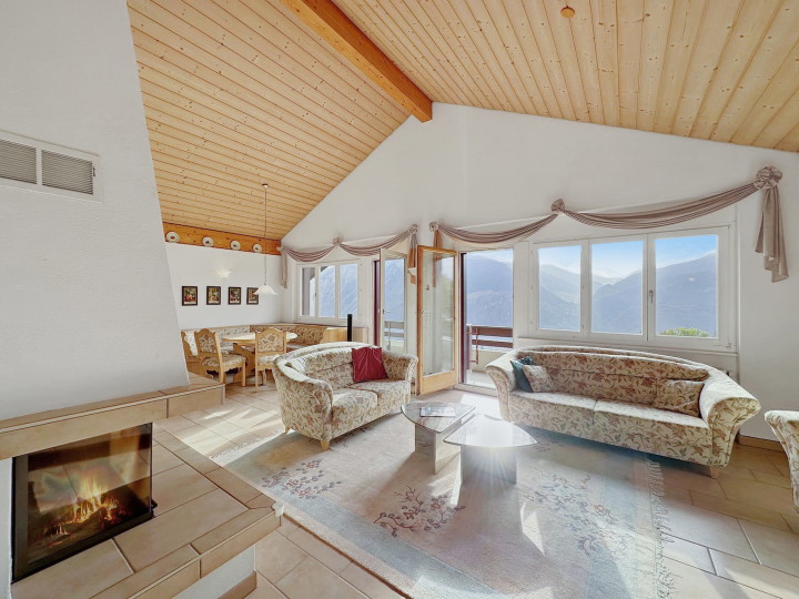 Family Penthouse With View Of The Swiss Alps - Anzère