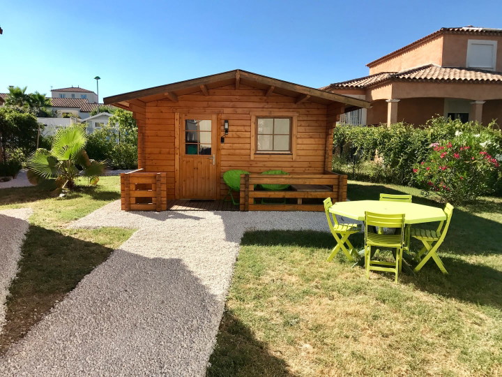 Beautiful Air-conditioned Wooden Chalet Near Tram Mpt. - Montpellier