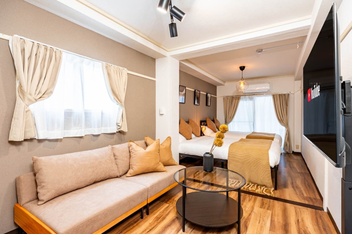 Gaku's Apartment, 10-minute Walk From Nankai Namba Station, Near Kuromon Market, Family Apartment Ams32 - Umeda