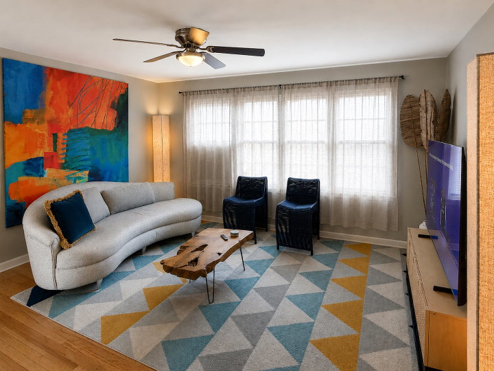 Stylish 2br Retreat | King Bed + Parking + Laundry - Elmhurst, IL