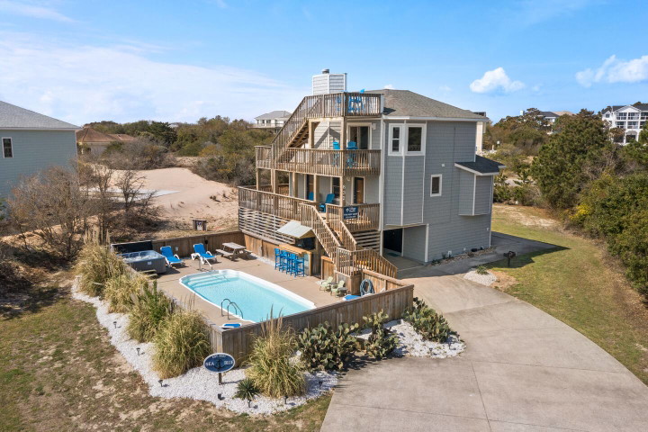 Sea Blue: 4-bedroom Oceanside W/ Private Pool And Hot Tub - Corolla, NC