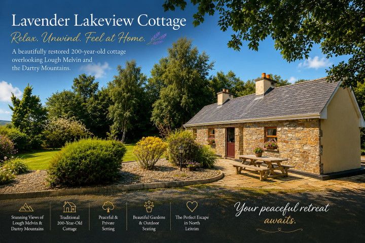 Traditional Cottage Lake Mountain Views-stunning ! - Bundoran
