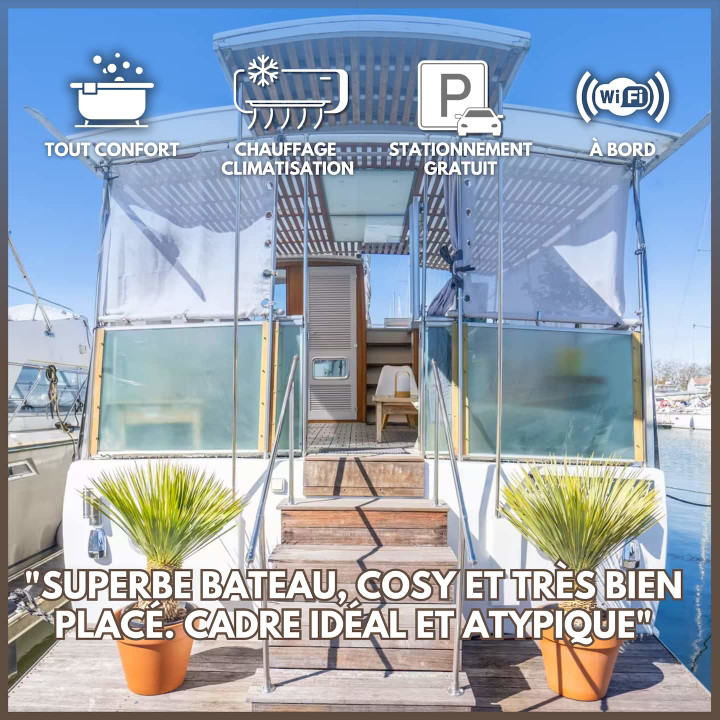 Houseboat Loustal-oc - Séjour Au Calme Sur Leau - Bordeaux