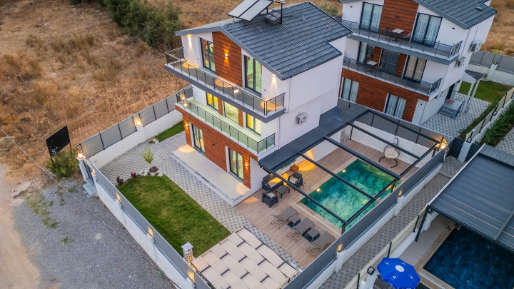 Luxury Villa With Heated Private Pool For 7 People - Turkey