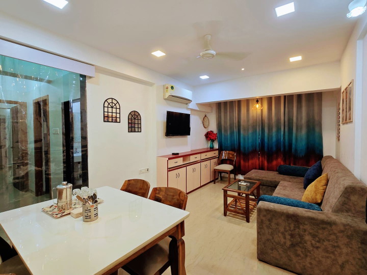 Bliss 146: Spacious 2br Apt With 2 Baths & Kitchen - 뭄바이
