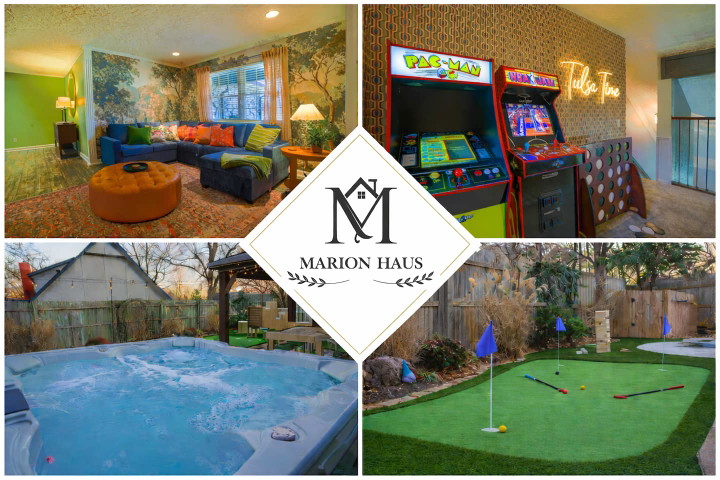 Marion Haus | Pool, Hot Tub & Game Room Fun! - Tulsa, OK