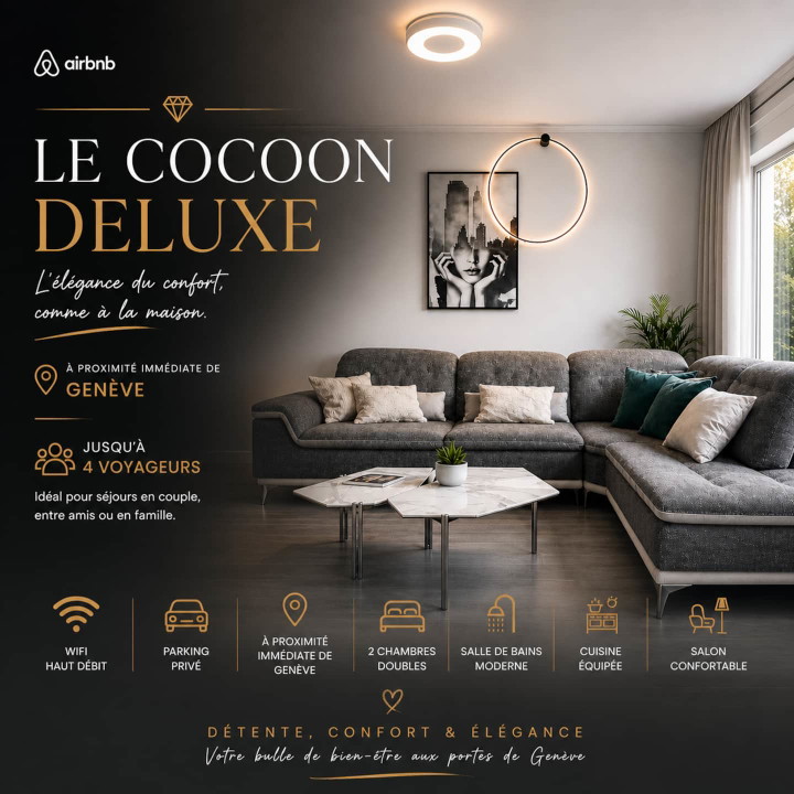 * Cocoon De Luxe * Vue Château Et Parking Privé - Annemasse