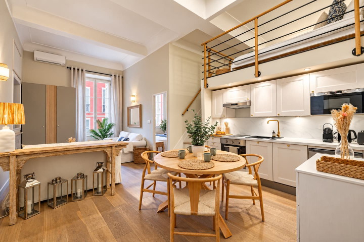Elégant Apt Climatisé | Cœur De Nice + Mezzanine - Nice