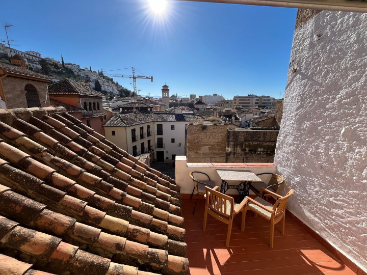 Terraza Privada En Puerta Elvira, A 3 Min Gran Vía - Granada