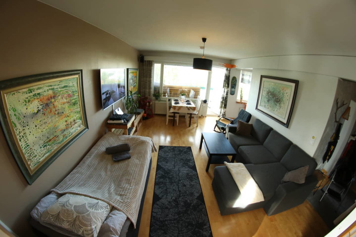 Peaceful City Apartment With Sauna & Balcony - Lappland