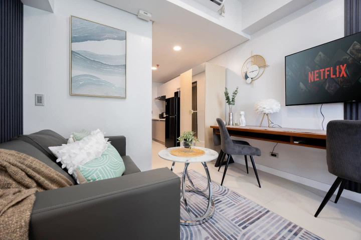 Modern Cebu Studio Pool, Gym & Pet-friendly - Cebu City