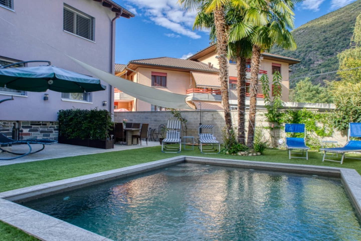 Appartamento Elegante Con Piscina E Parcheggio - Losone
