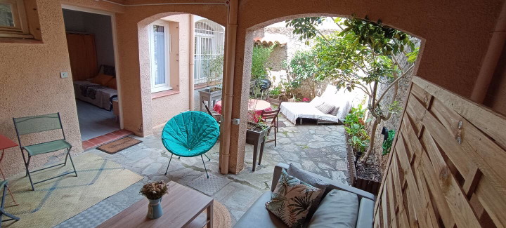 Le Studio Du Poble - Grand Patio - Cœur De Ville - Argelès-sur-Mer
