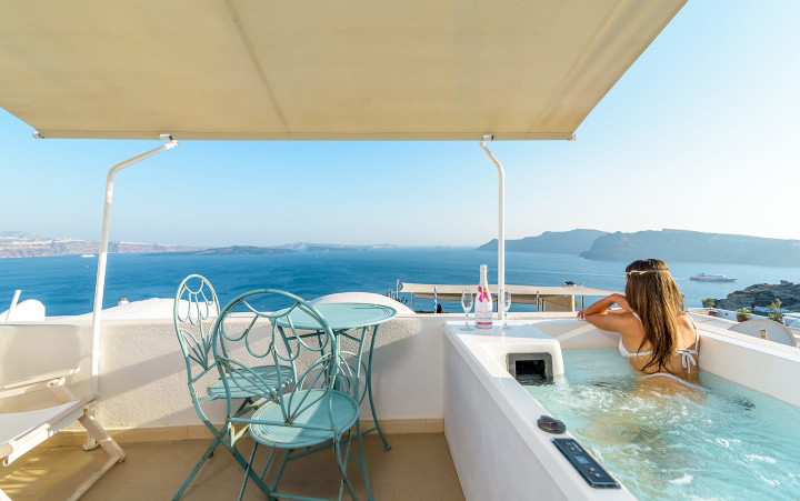 Oia Nautical Dreams With Caldera View And Jacuzzi - Oia
