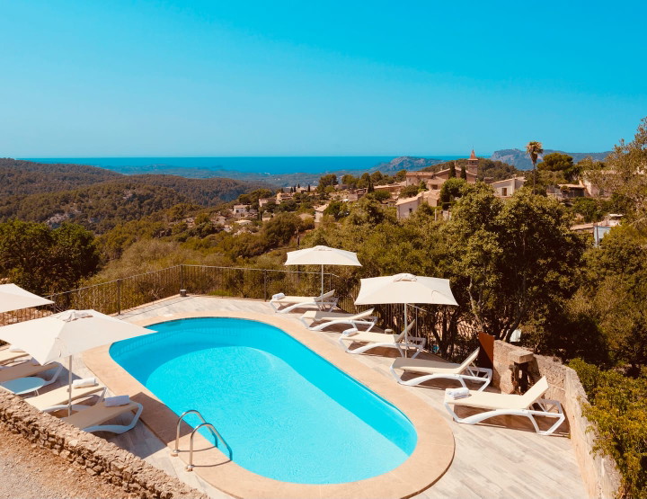 Sa Garrigueta : Calme Et Nature Avec Vue Sur Mer, 10 Personnes - Estellencs