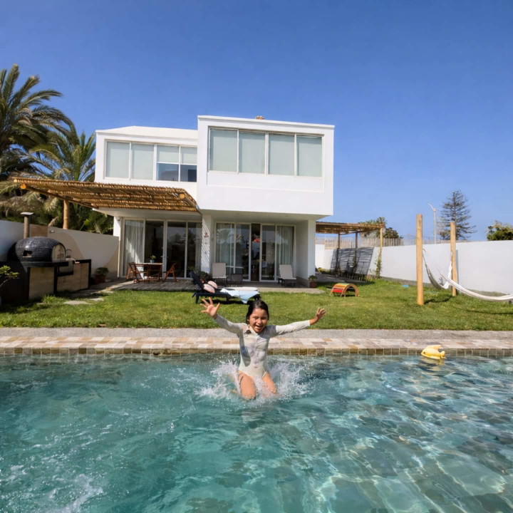 House For 16 People With Heated Pool | Oven And Barbecue - Paracas