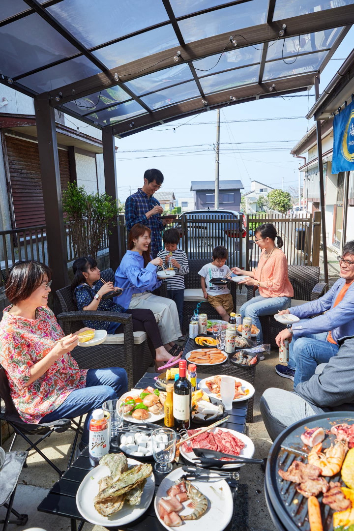 雨Ok!屋根付bbq場/10人泊/海250m/漫画1000冊/100インチスクリーン - 館山市